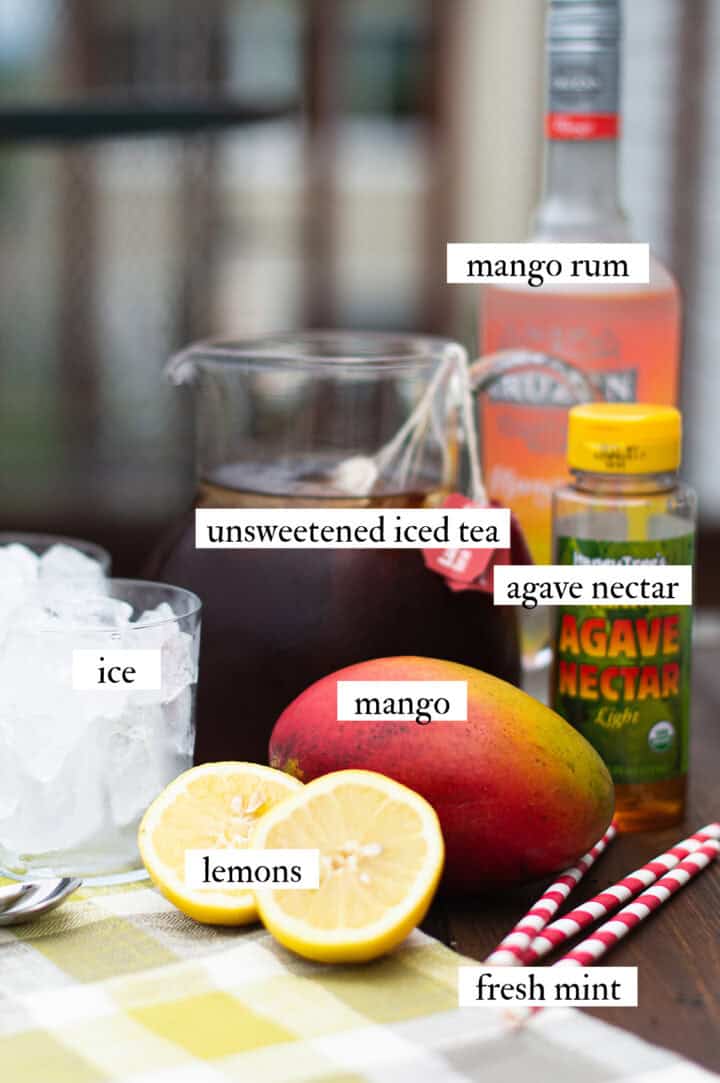 Twisted Tea with Mango (hard iced tea) - superman cooks