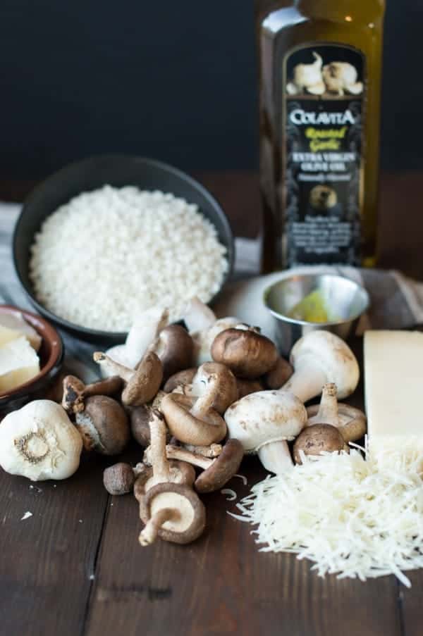 Tre Funghi Risotto with Truffle Oil - superman cooks