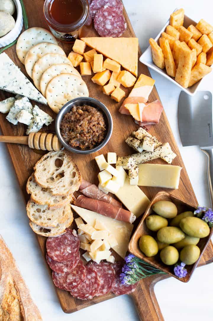 Savory Three Cheese Crackers + A Cheese Board Primer - superman cooks