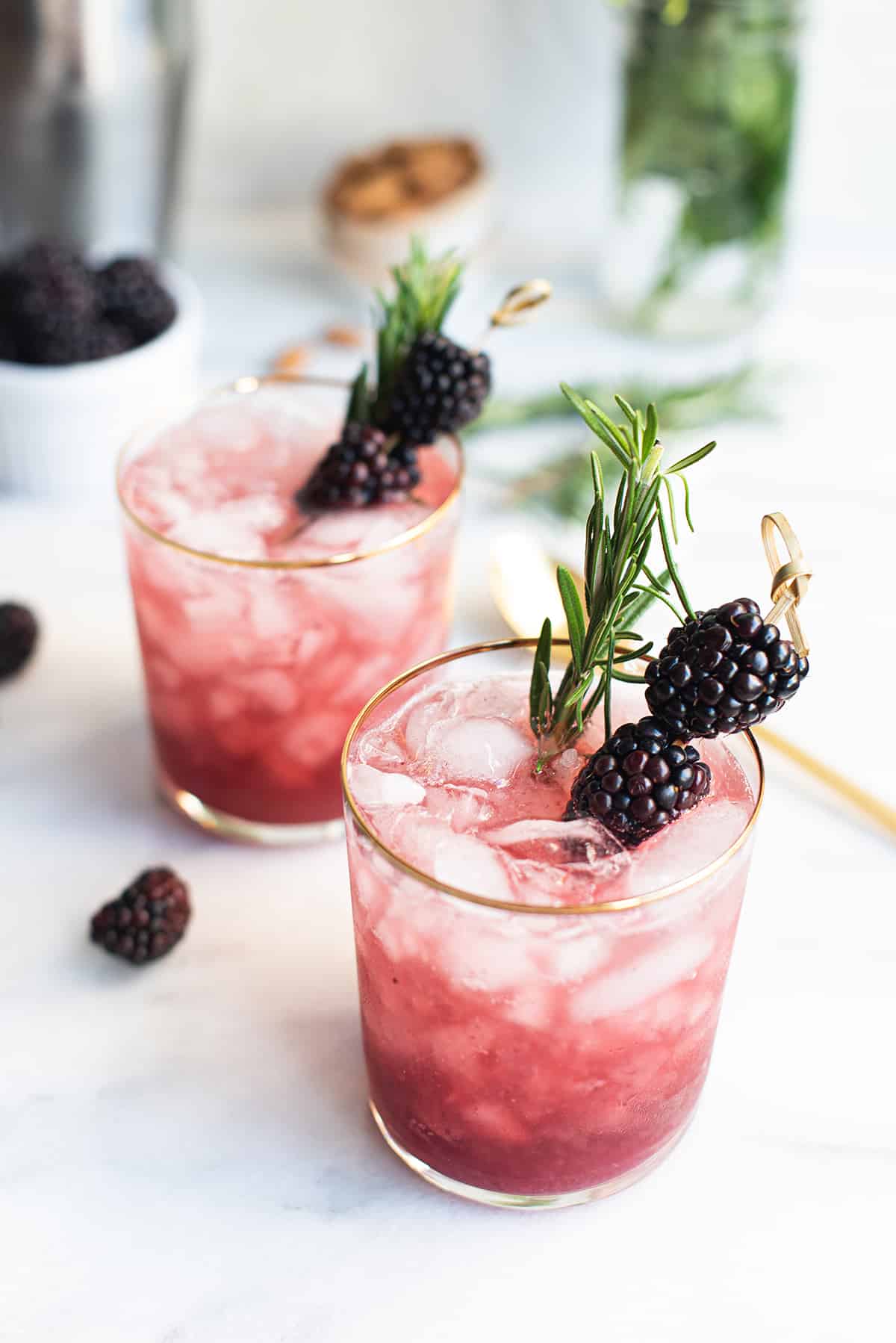 Blackberry Smash Cocktail Superman Cooks