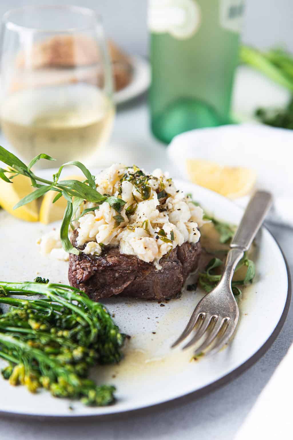 Oscar Style Steak - superman cooks