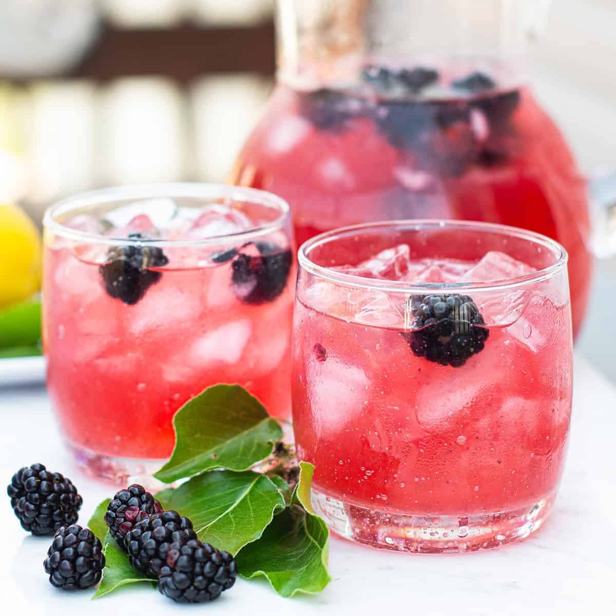 Blackberry Lemonade - superman cooks