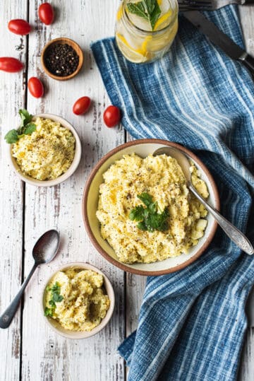 Mashed Potato Salad - superman cooks